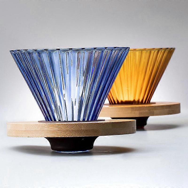 Coffee Dripper Glass Funnel Drip Coffee Maker Filter Transparent ...