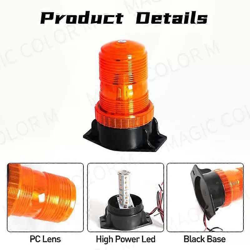 30 LED Strobe Light 12-24V 48V 60V 80V High Power Emergency Warning ...