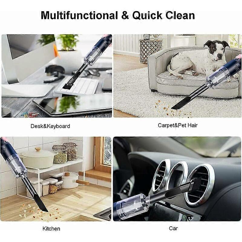 High Power Cordless Vacuum Cleaner, Multi-use Hand Held Vacuum Cleaner ...