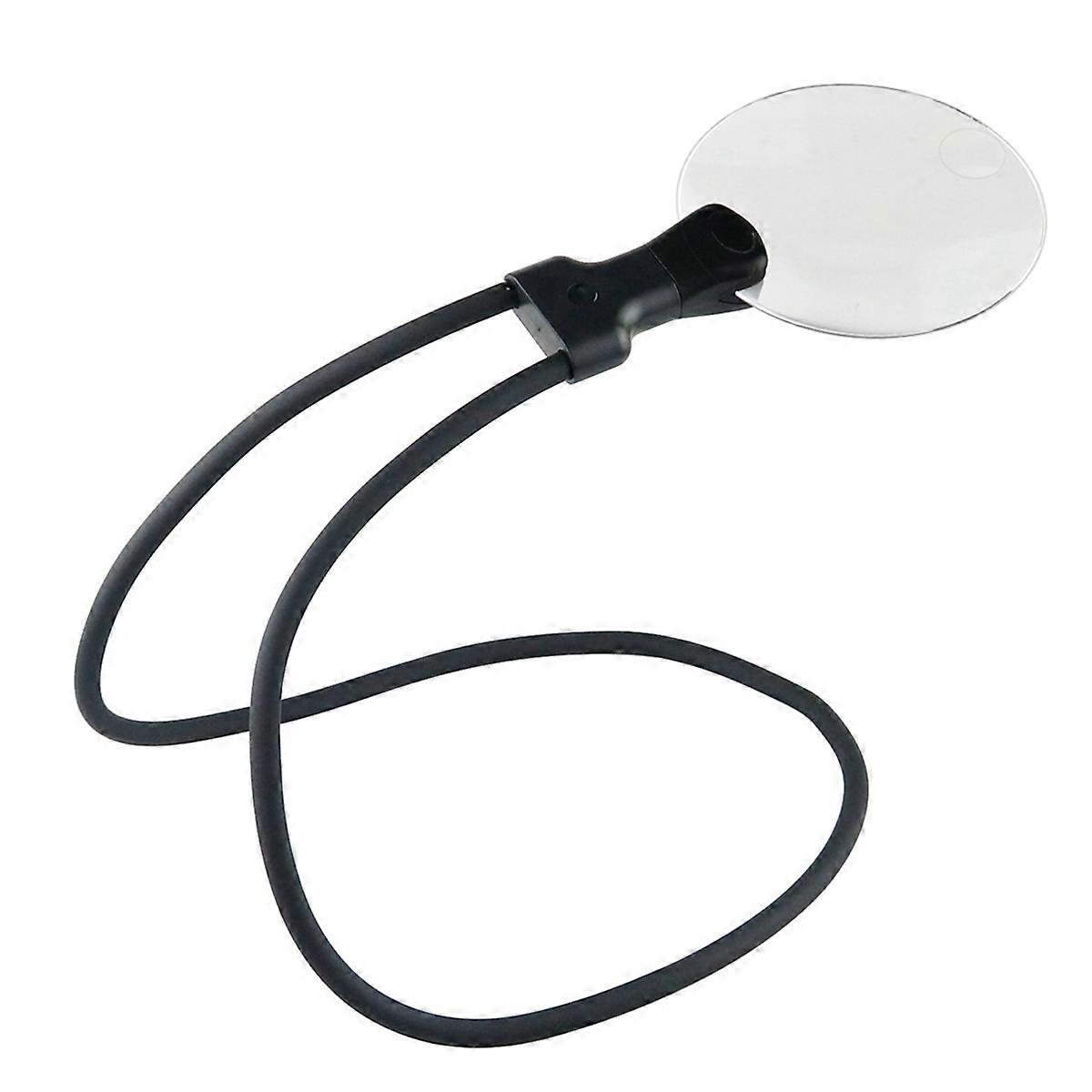 Portable Neck Flexible Magnifier Hanging 3X 10X Magnifying Glass Loupe ...