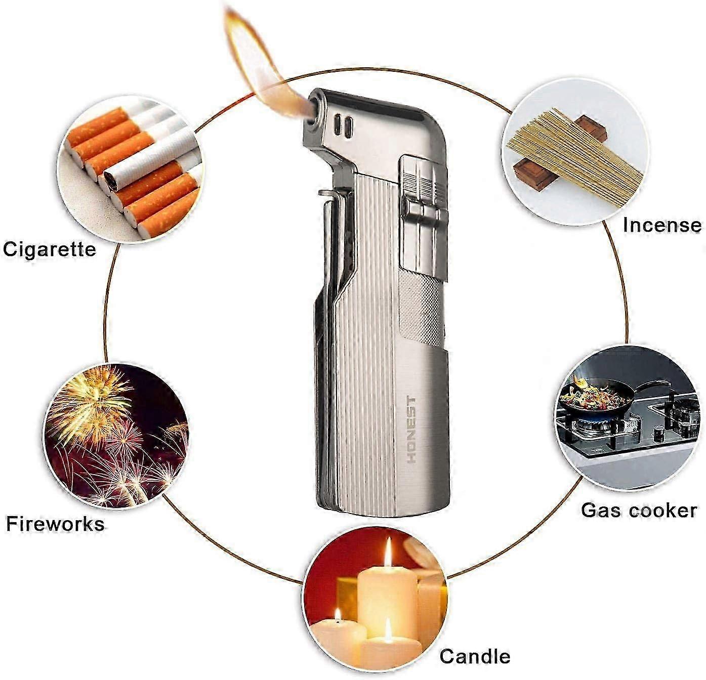 Pipe Lighter Soft Flame Refillable Butane Lighters Czech Pipe Tools ...