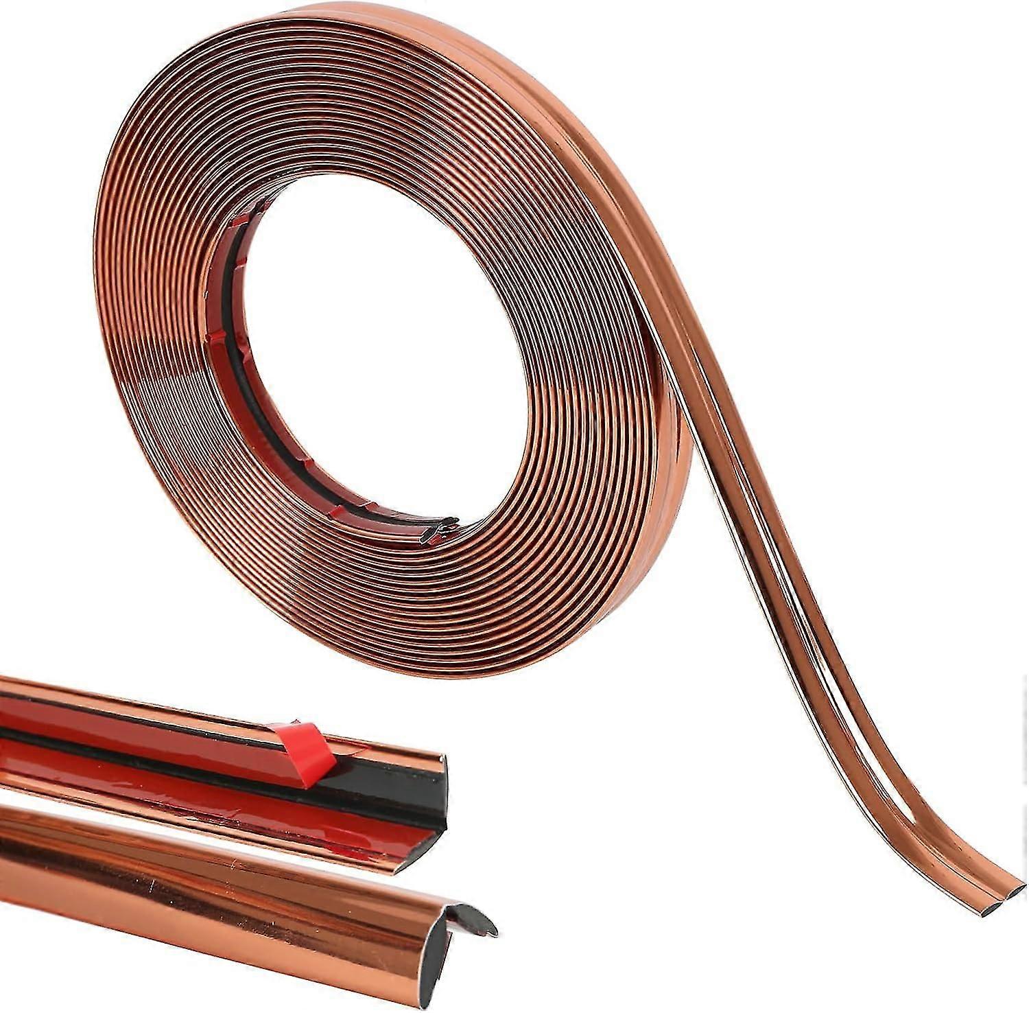 10 m Self-Adhesive Mouldings, Flexible Kink Strip, PVC End Strip, Wall ...