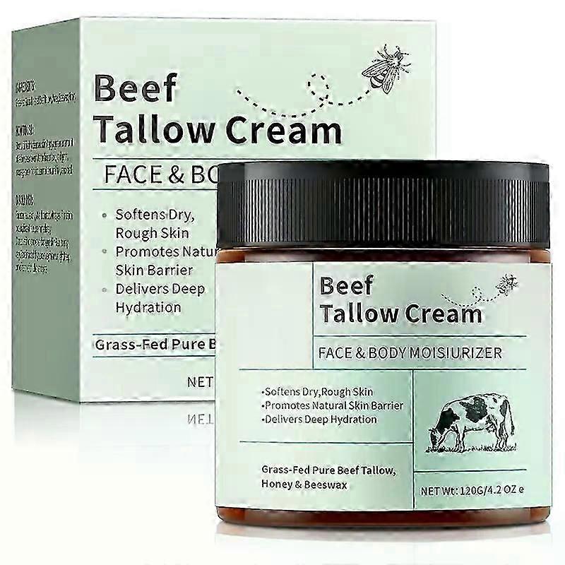 Beef Tallow for Skin, Beef Tallow for Face,Organic Whipped Grass Fed ...