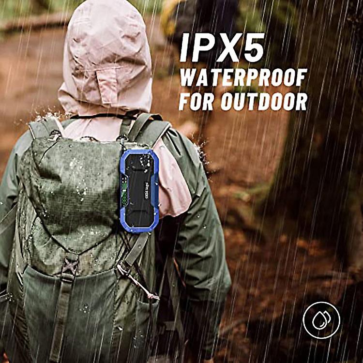 Utomhus vattentät bärbar fackla Solar Emergency Radio Inbyggd högtalare ...