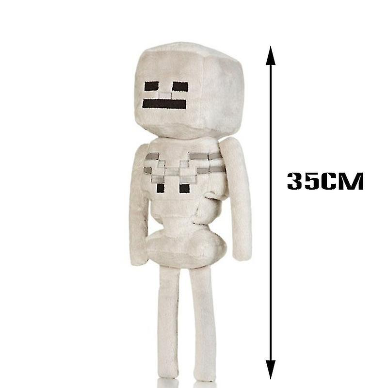 Minecraft Skeleton Plush Doll Stuffed Toy Ultra Soft Doll Birthday Gift ...