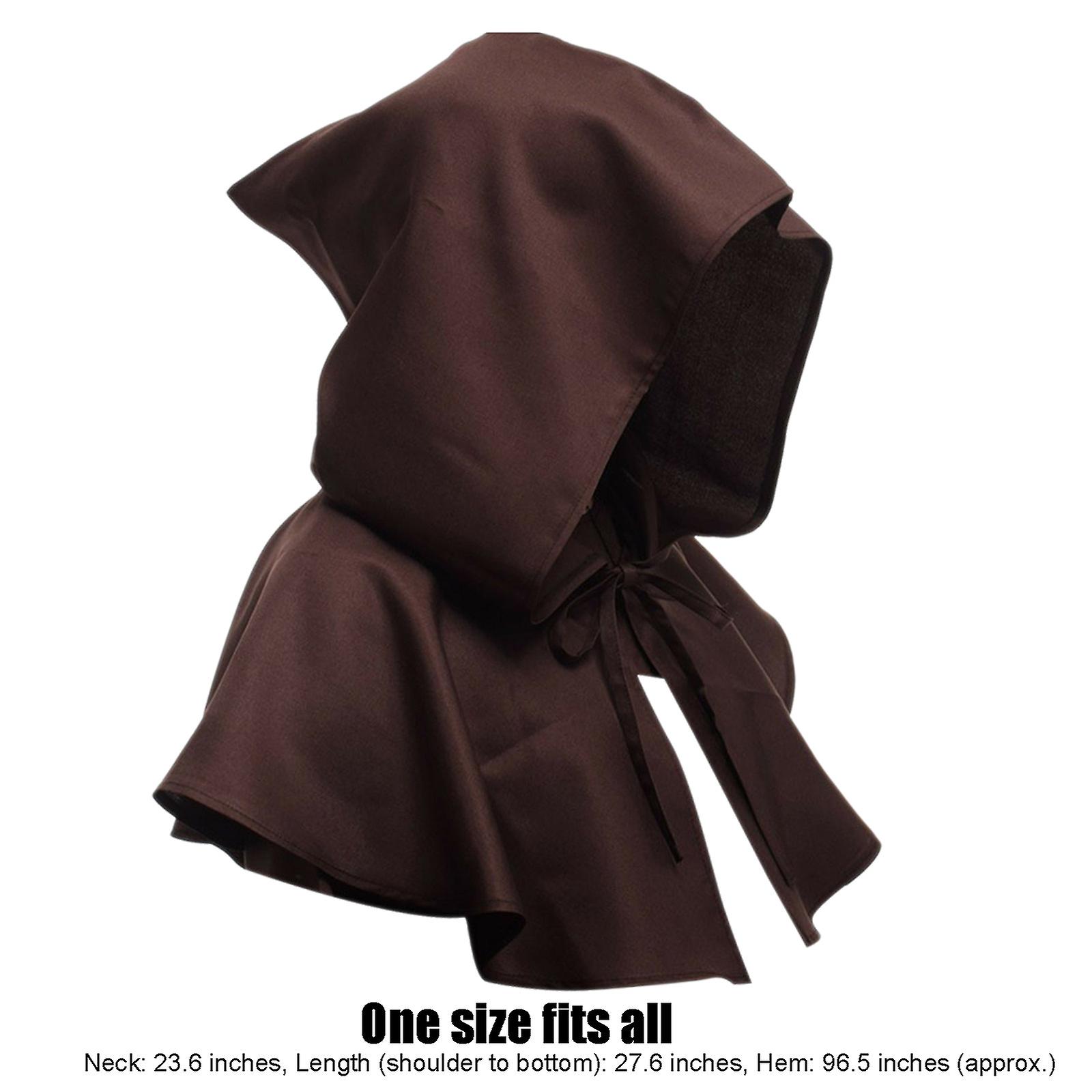 Shawl Hooded Cape Mantle Cowl Hat Fancy Dress Stage Party Role-playing ...