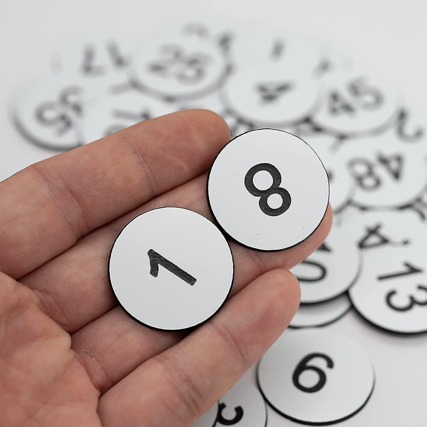 Plastic Number Tags Engraved Numbered Tags Id Tags Key Tags Without ...