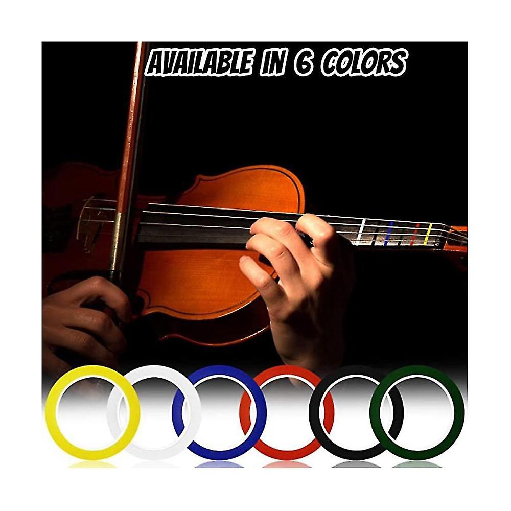 6 Pcs Violin Finger Tape Fingerboard,fingerboard Grip Tape For ...