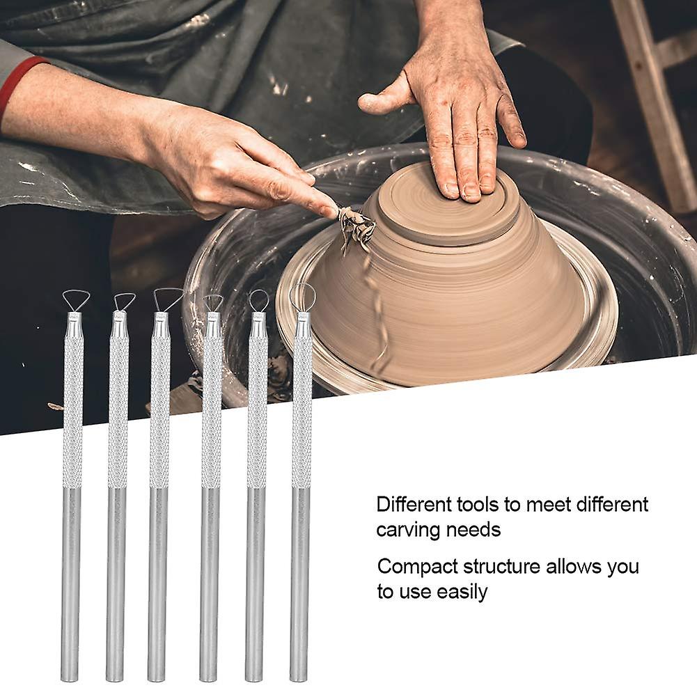 Pottery Sculpting Tools Set Scraper, 6pcs Clay Sculpture Sculpting Tool ...