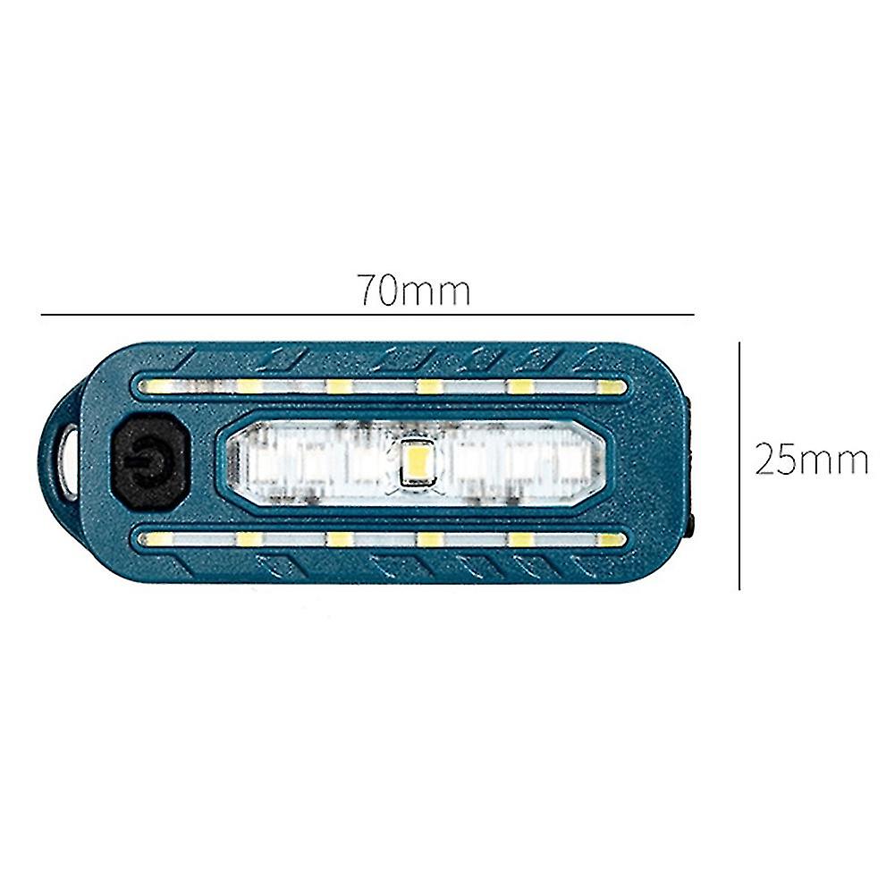 Mini Led Flashlight Usb Rechargeable Bike Light Pocket Flashlight ...