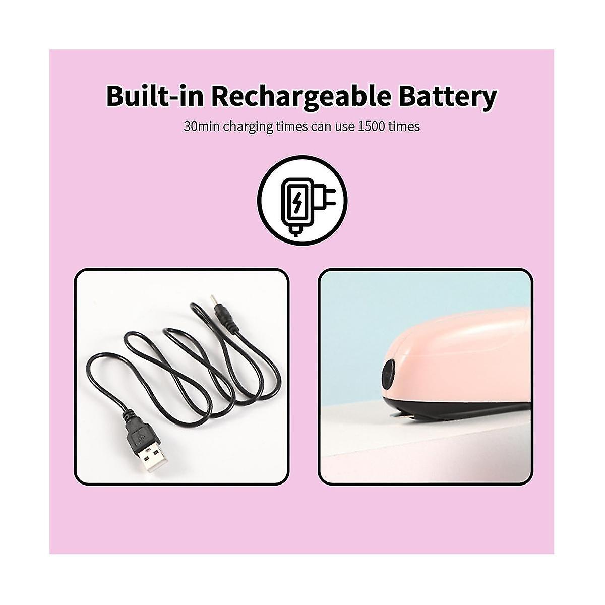 Portable Mini Electric Stapler Set Cute Stapler For Daily Office Is ...