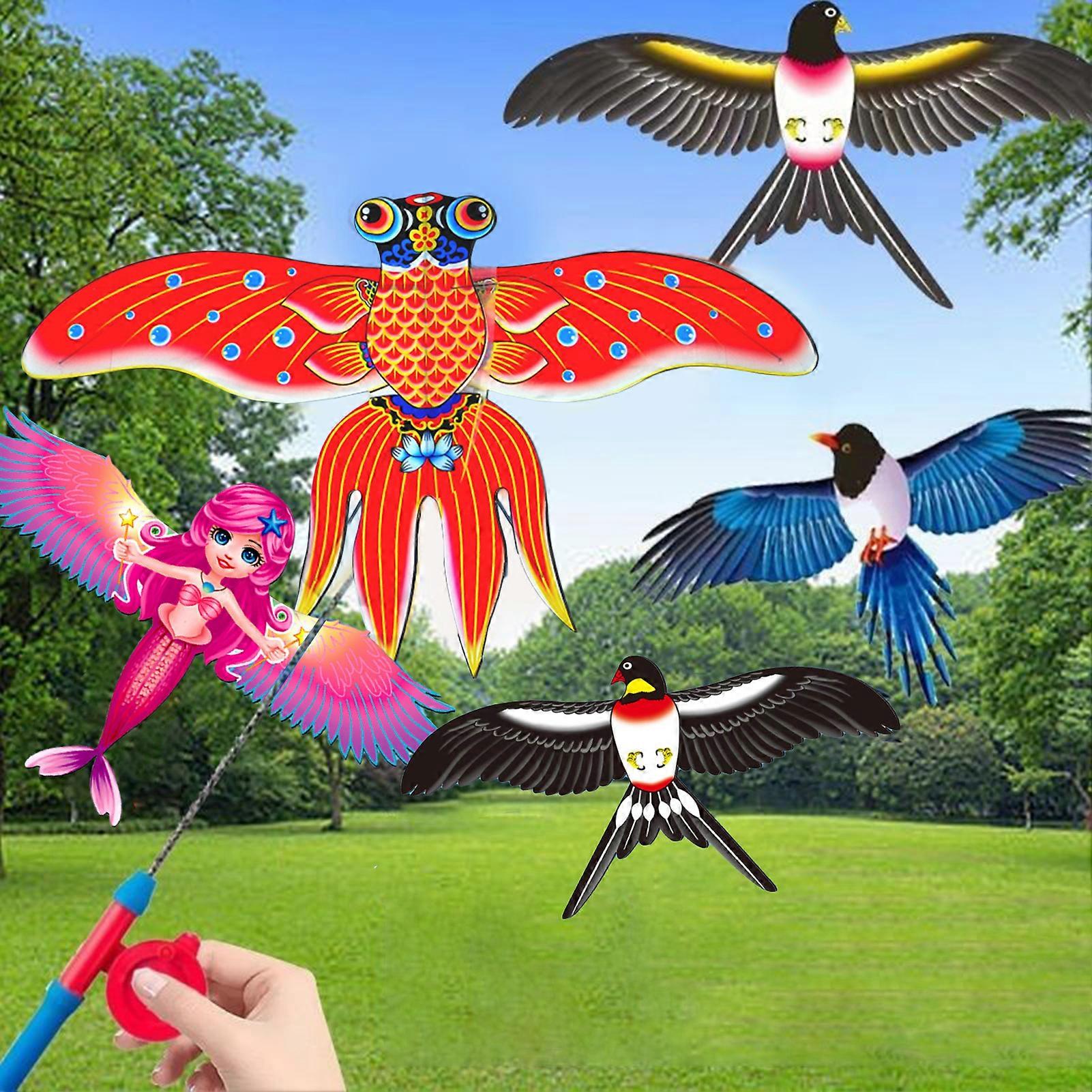 Fly Kite Game with Pole Realistic Improve Limbs Coordination Vivid ...