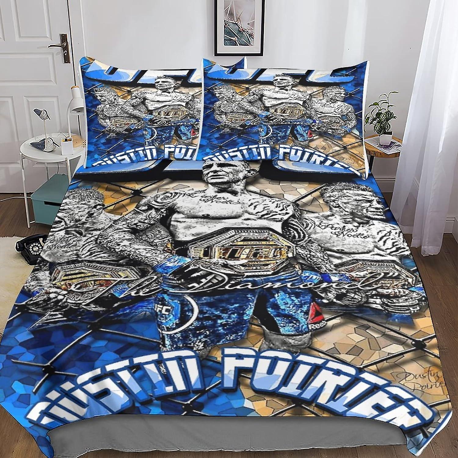 GENBAK UFC Duvet Cover Set 3D Printed MMA Set With Pillowcase Fighter ...