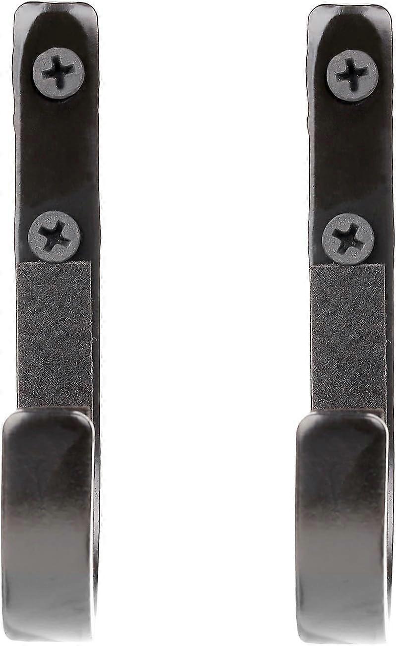 2Pcs Black Metal Gun Racks Hooks Rifles Shotgun Hooks for Wall Mount ...