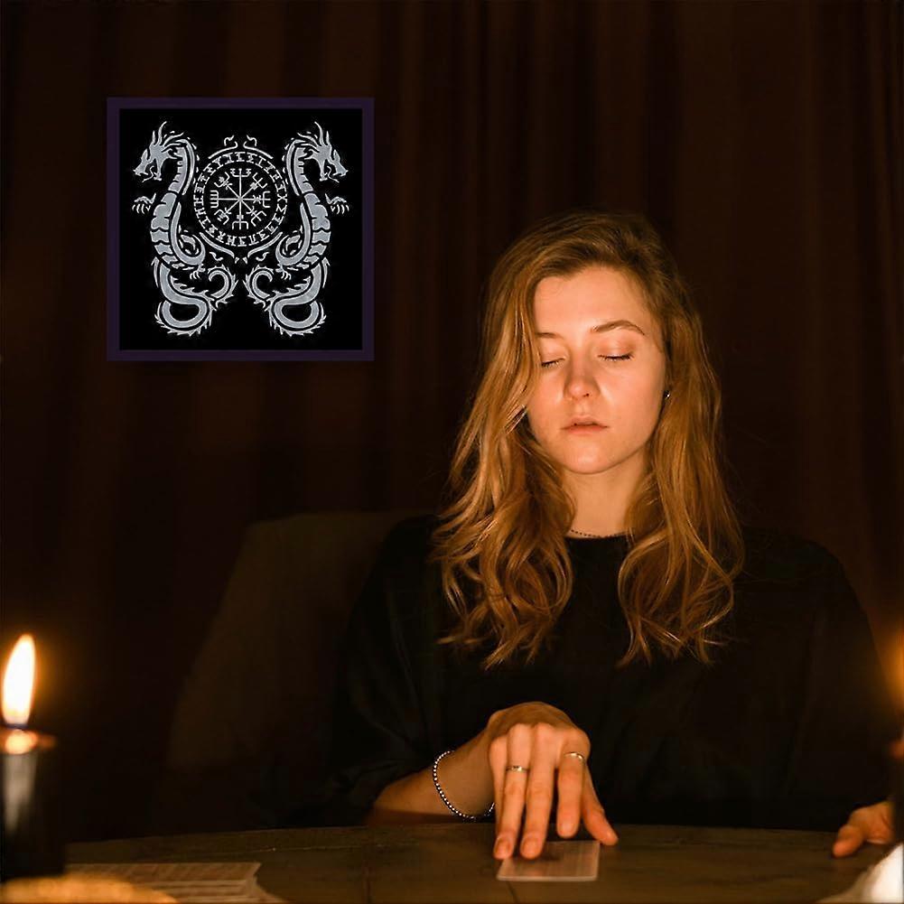 Viking Dragon Painting Large Stencil 11.8x11.8" Viking Compass Drawing ...