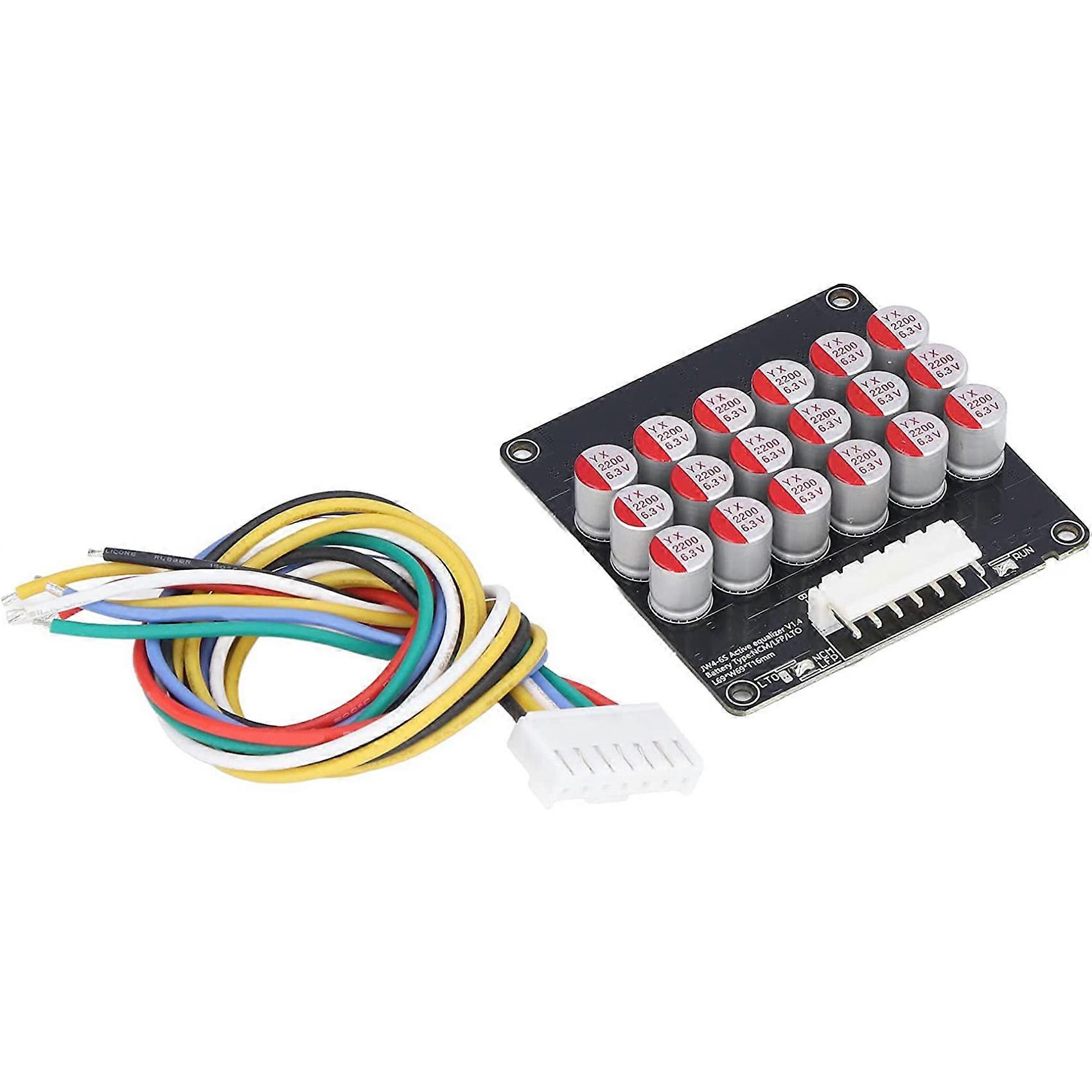 6S Active Equalizer Balancer Lifepo4 / / LTO Battery Energy Equalization Capacitor BMS Board ...