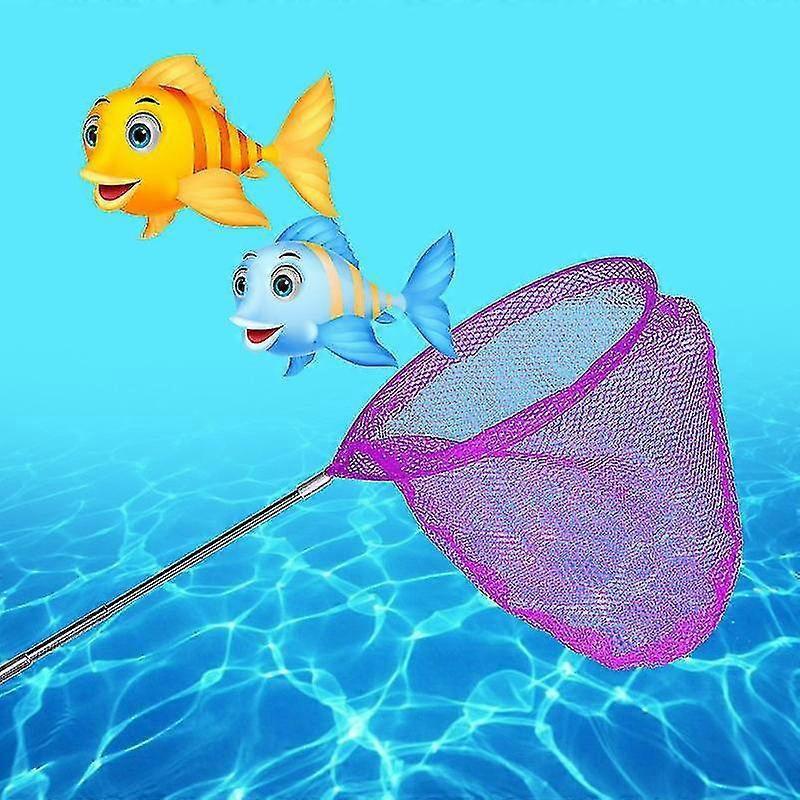 Fishing Nets For Kids And Foldable Bucket Set Colorful Telescopic ...