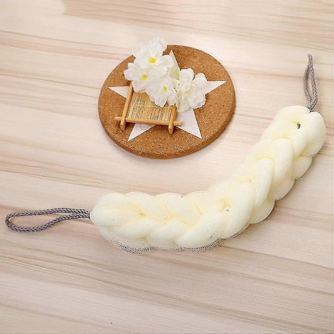 4 Packs Long Stretch Back Sponge With Rope Handles Back Scrubber Bath ...