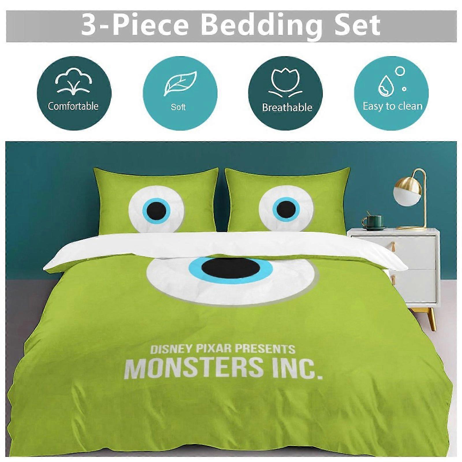 Bedding set WM588 Monsters, Inc Bedding Comforter Sets, 3-Piece Bedding ...