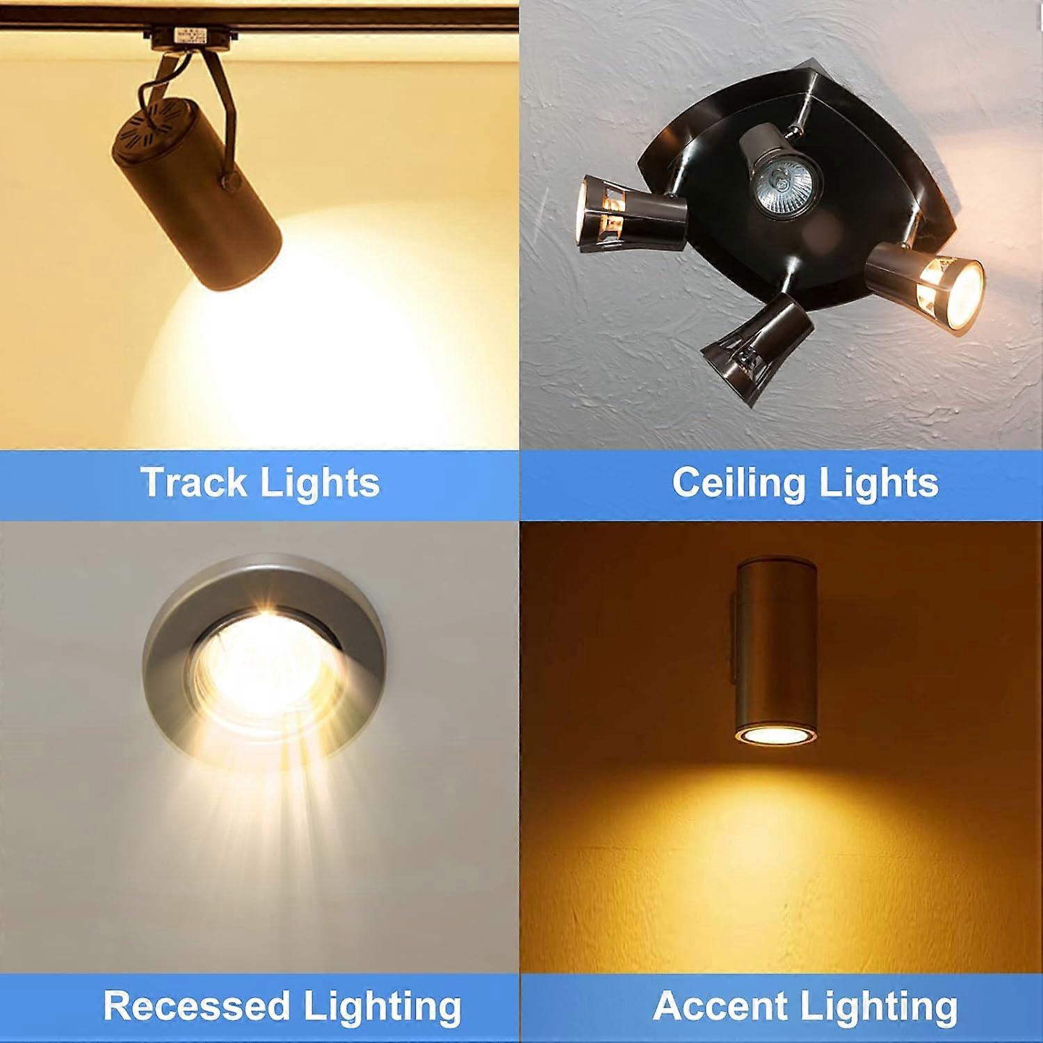 3-Pieces 12V 10W 35W 50W MR16 Halogen Light Bulbs Reflector Fiber Optic ...