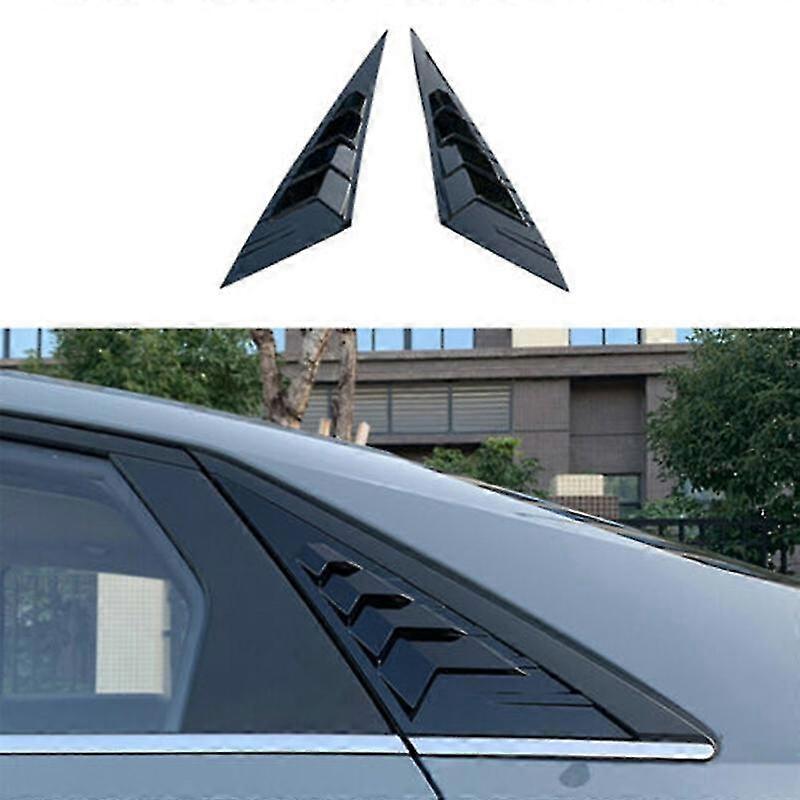 Glossy Black Car Side Vent Window Scoop Louver Cover Trim | Fruugo DK