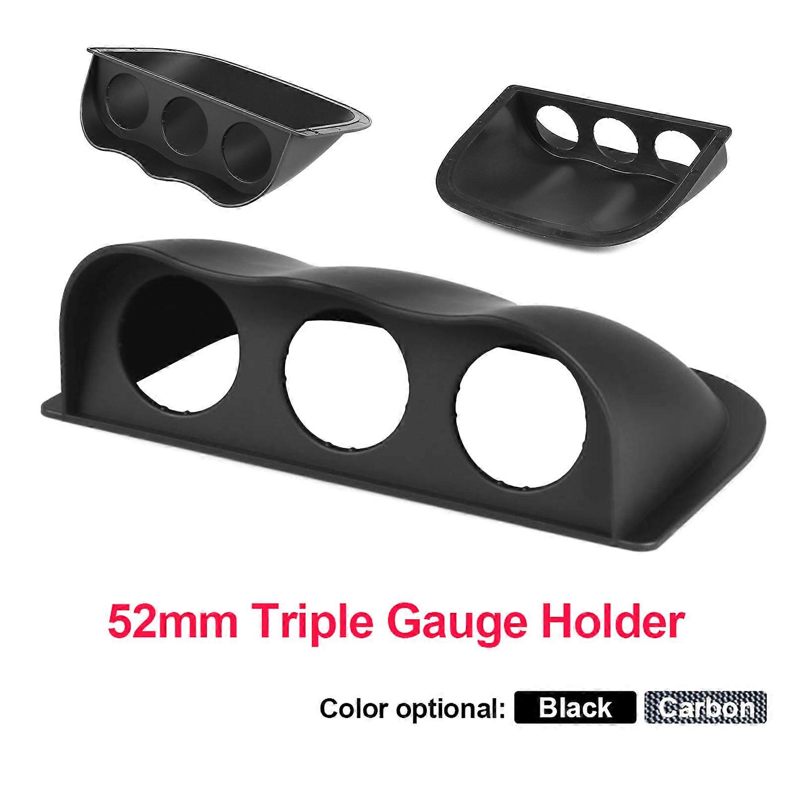 Universal 2 in 52mm Dash Board Triple Gauge Pod Color Gauge Holder ...