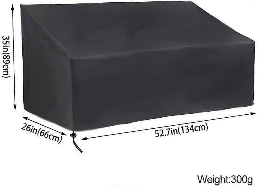 2 Seater Bench Cover Waterproof Outdoor Furniture Covers with PVC ...