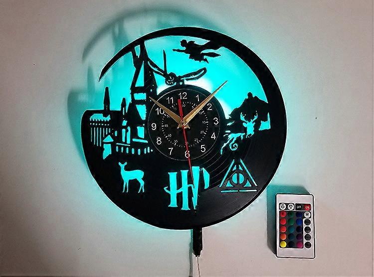 Harry Potter Vinyl Clock Home Decoration Vinyl Record Wall Clock ...