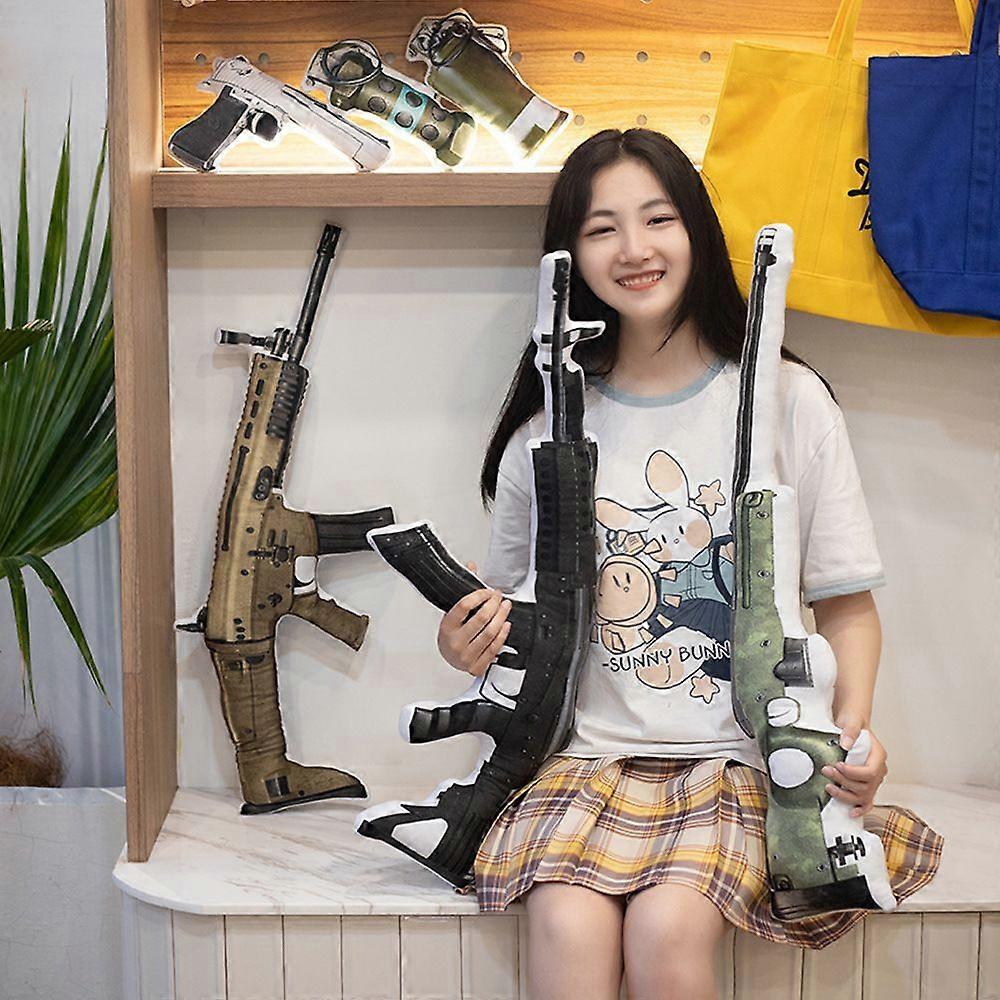 M762 (90 cm)# Fake AK Sniper Rifle Doll Plush Toy Weapon Pistol Pan Pan ...