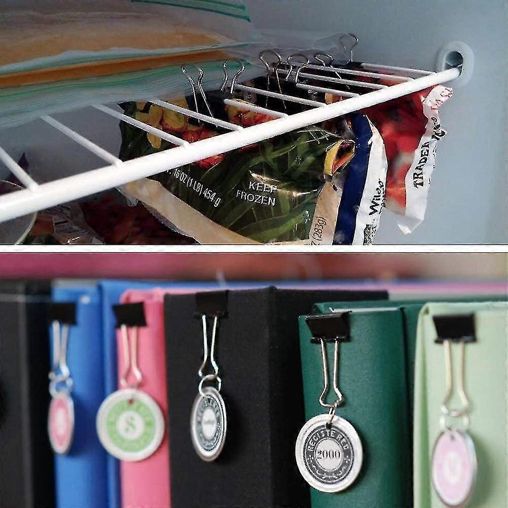 10 Pcs Extra Large Binder Clips 2-Inch Width, Big Paper Clamps Metal ...