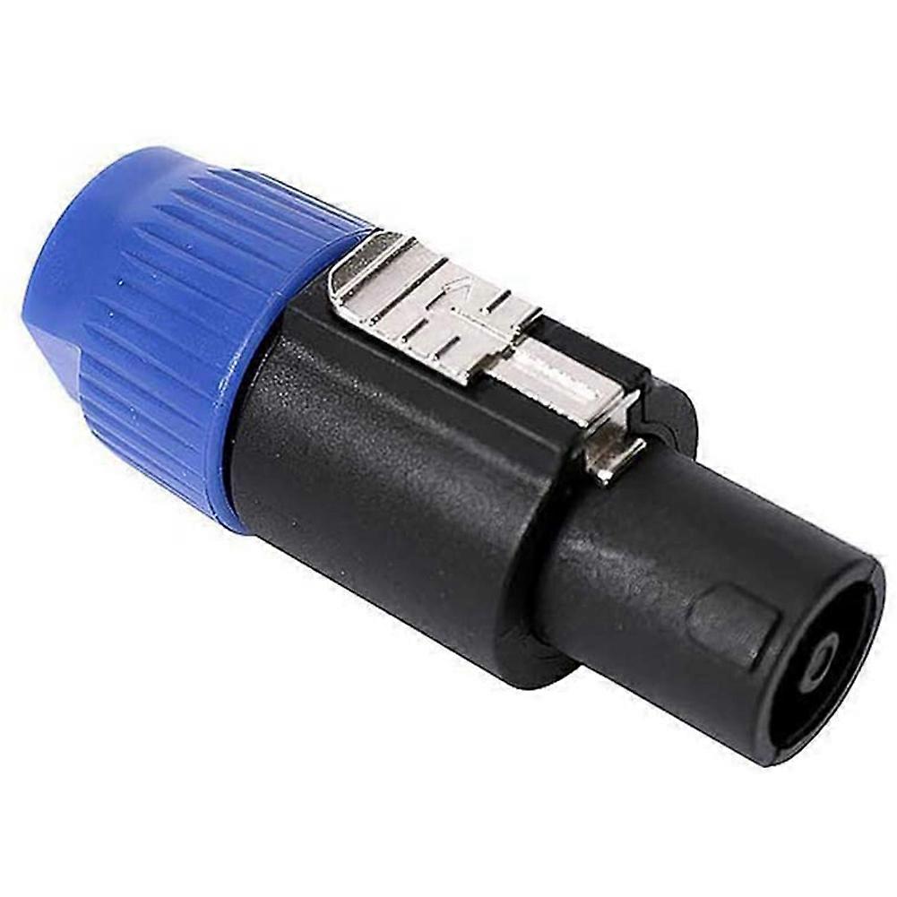 8 Pack Audio Cable Adapter Connectors, 4 Pole Audio Speaker Plug Twist ...
