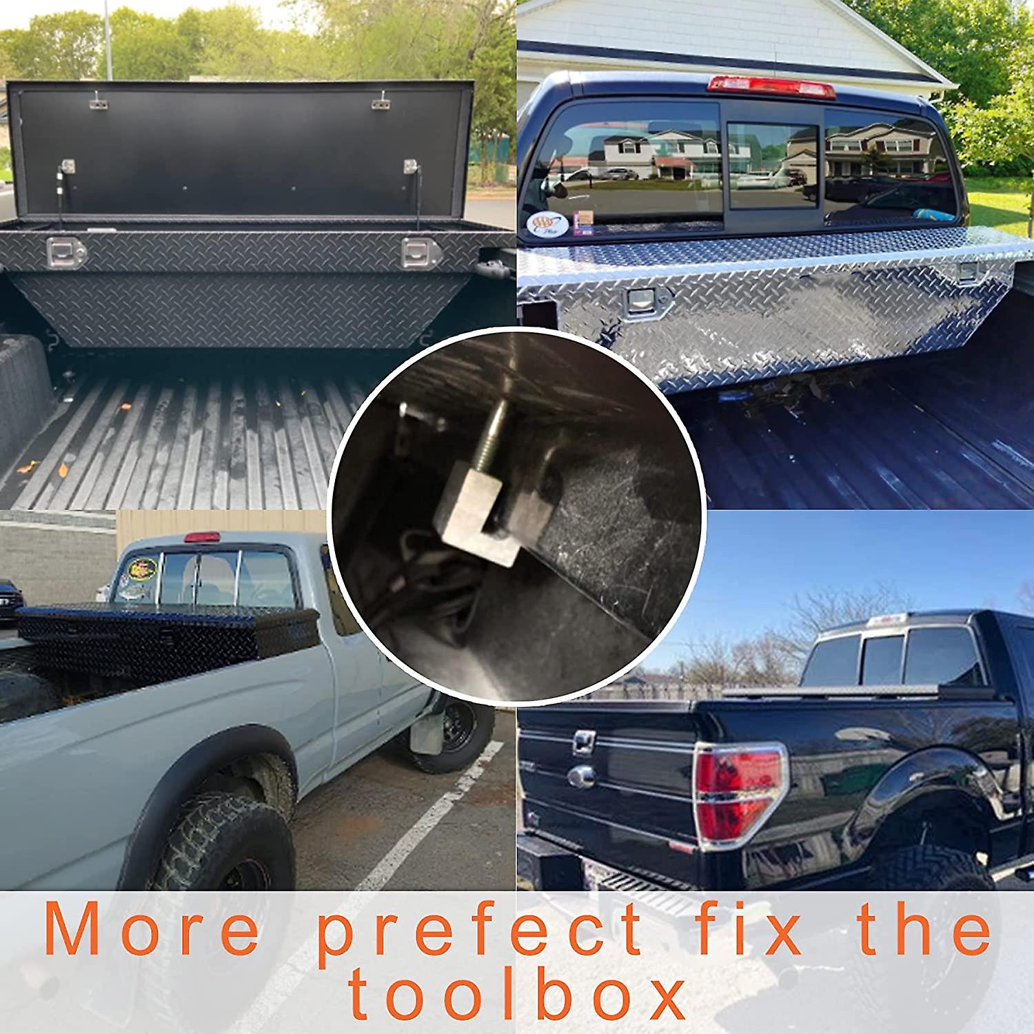 Tool Box Mounting Kit,fix Toolbox And Truck Position,universal Black ...