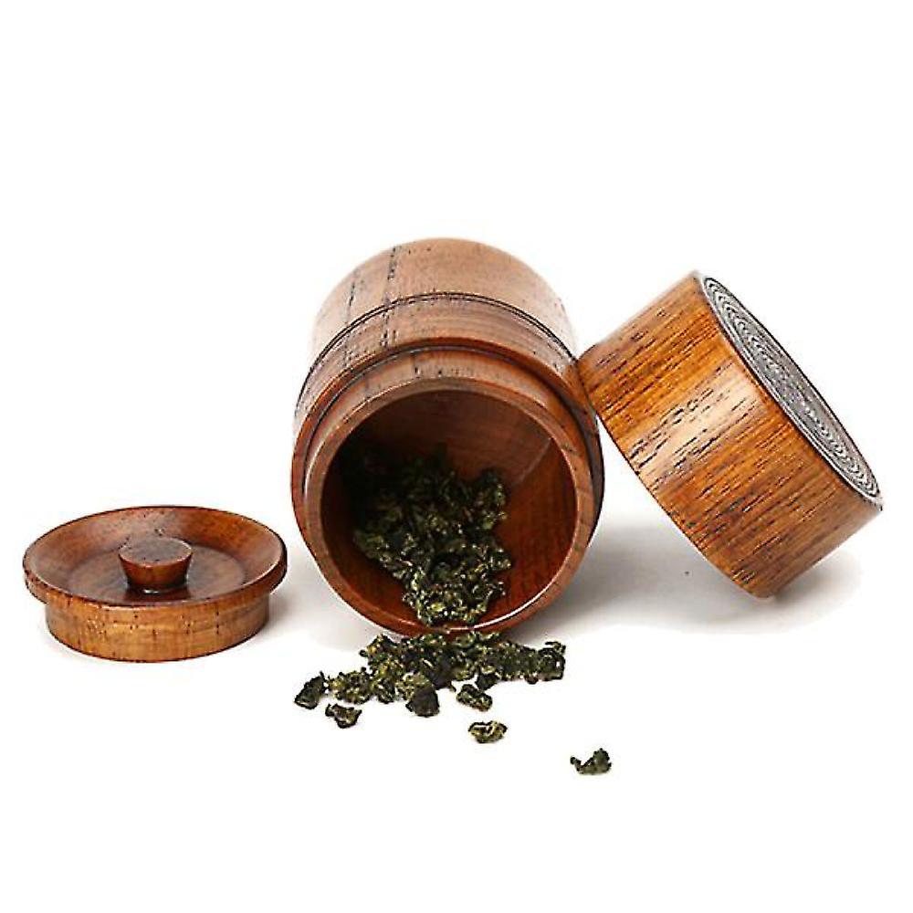 Wooden Tea Pot Handmade Kung Tea Set Portable Travel Tea Storage Candy ...