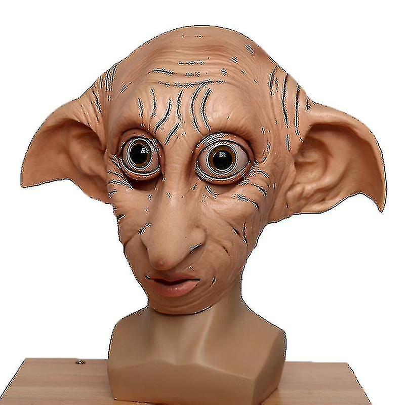 Cosplay Dobby Elfin Latex Mask Animal Style Halloween Carnival Costume ...