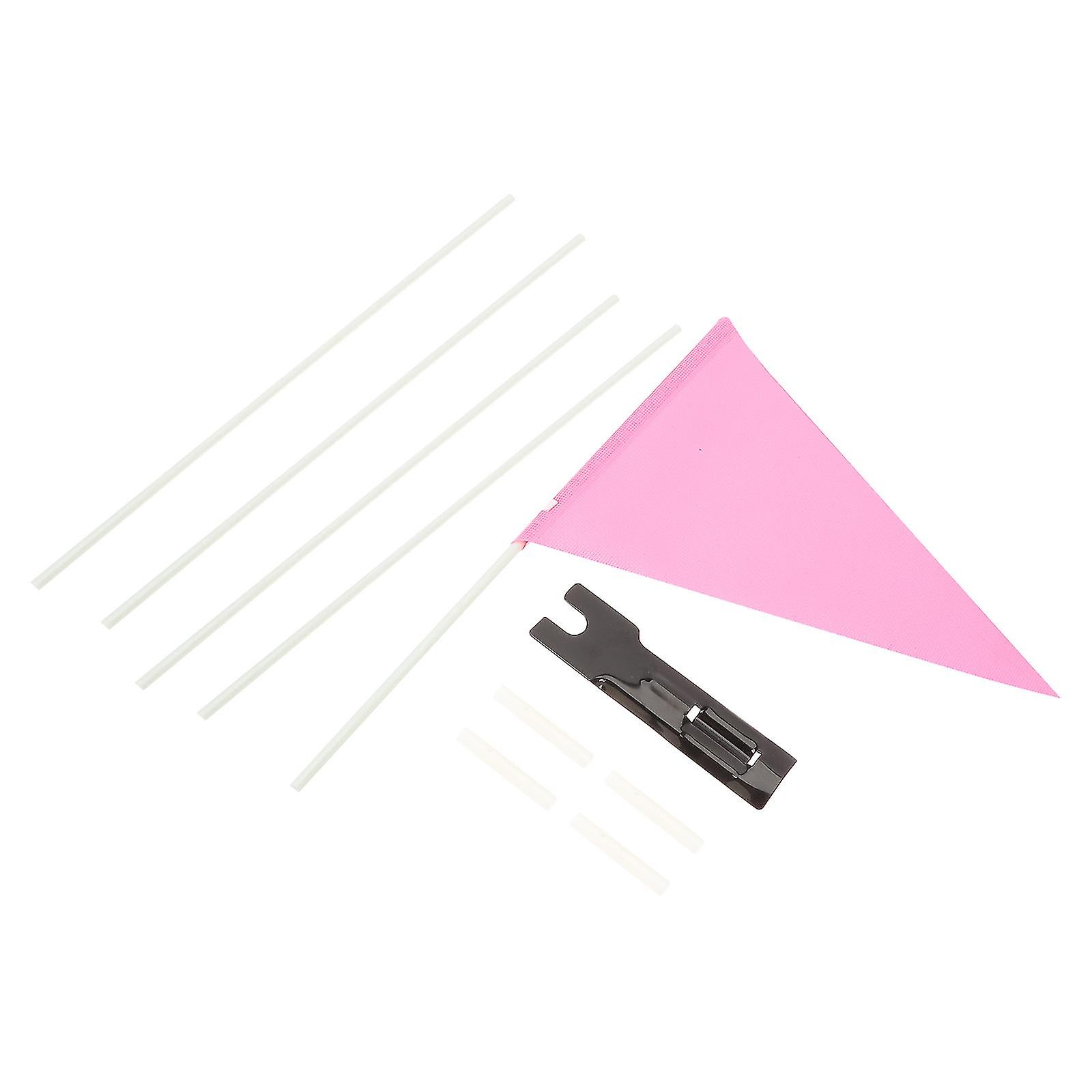 1 Set Of Multi-function Bike Flag Warning Safety Flag And Flag Pole ...