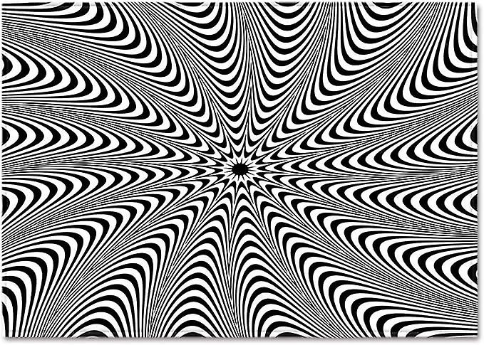 Large 3d Optical Illusion Rug Colorful Vortex Trippy Realistic Area ...