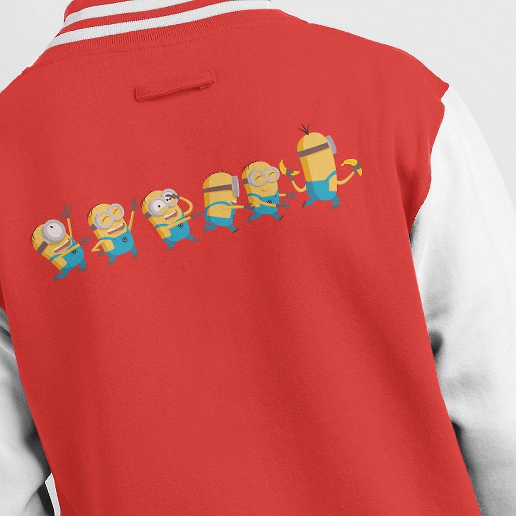 Despicable Me Minions Celebration Line Men's Varsity Jacket | Fruugo US