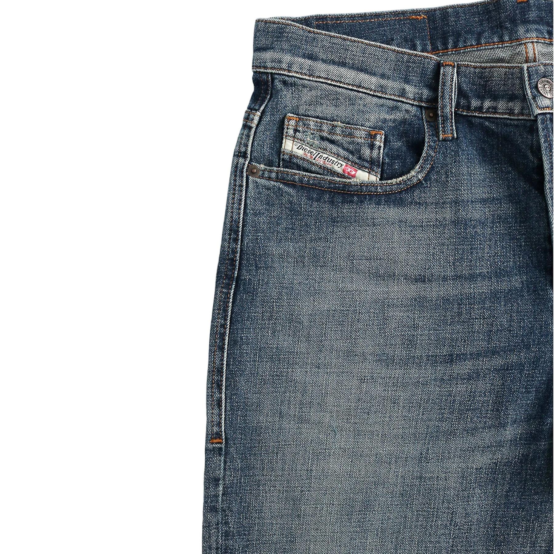 Diesel 2020 D-viker Mens Denim Jeans Regular Fit Straight Cotton ...