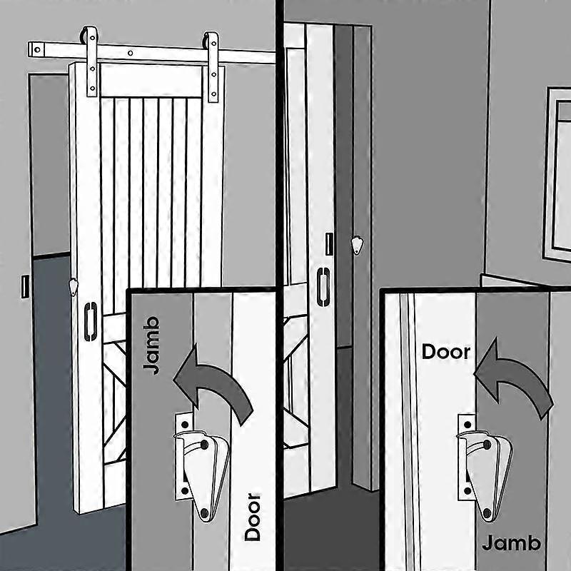 Latch Sliding Door Lock Sliding Bay Window Lock Kit for Barn Door ...