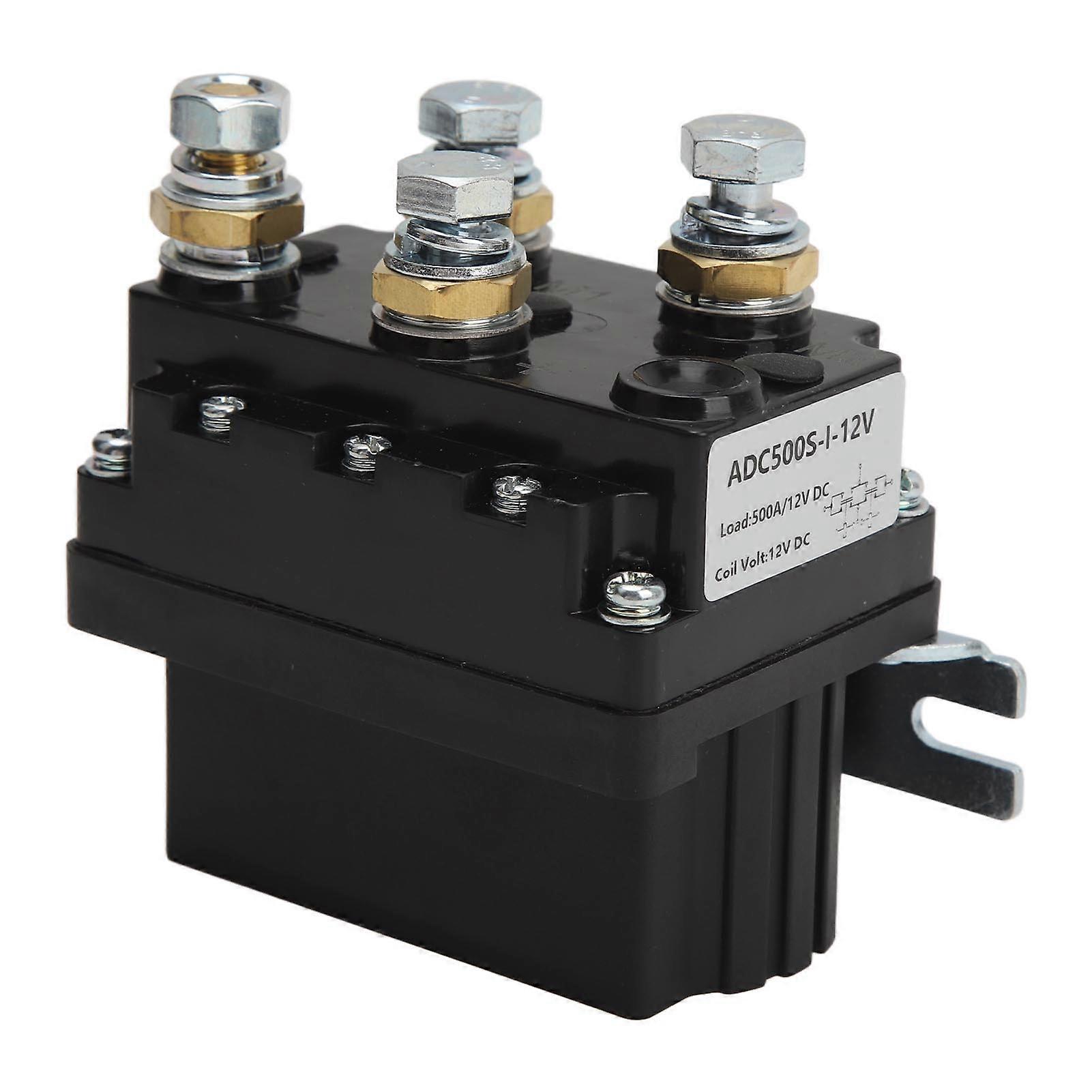 12V 500A Winch Solenoid Contactor Relay Controller for 8000 to 15000lb ...