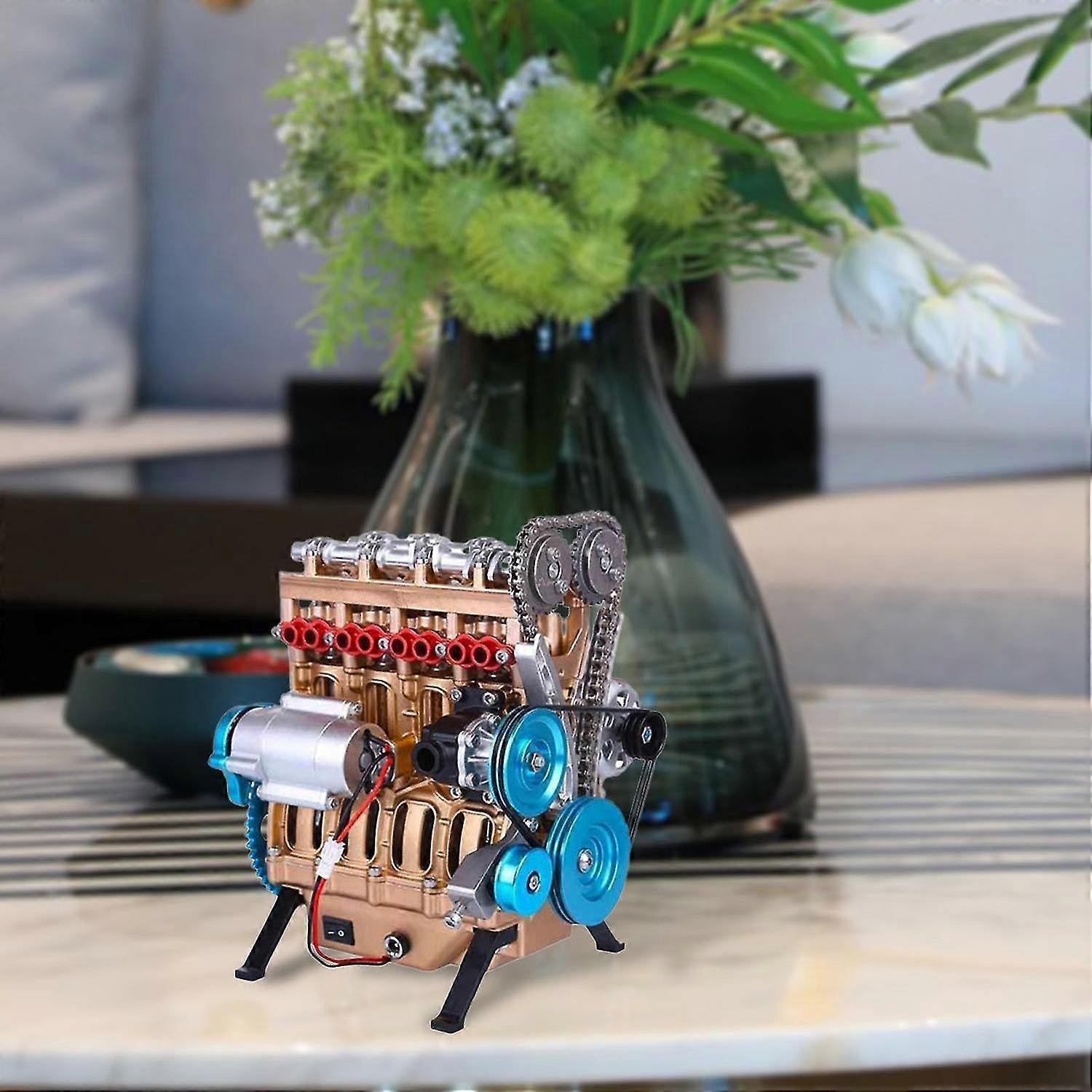 Engine Model Home Decoration Realistic Appearance Resin Craft 4/8 ...