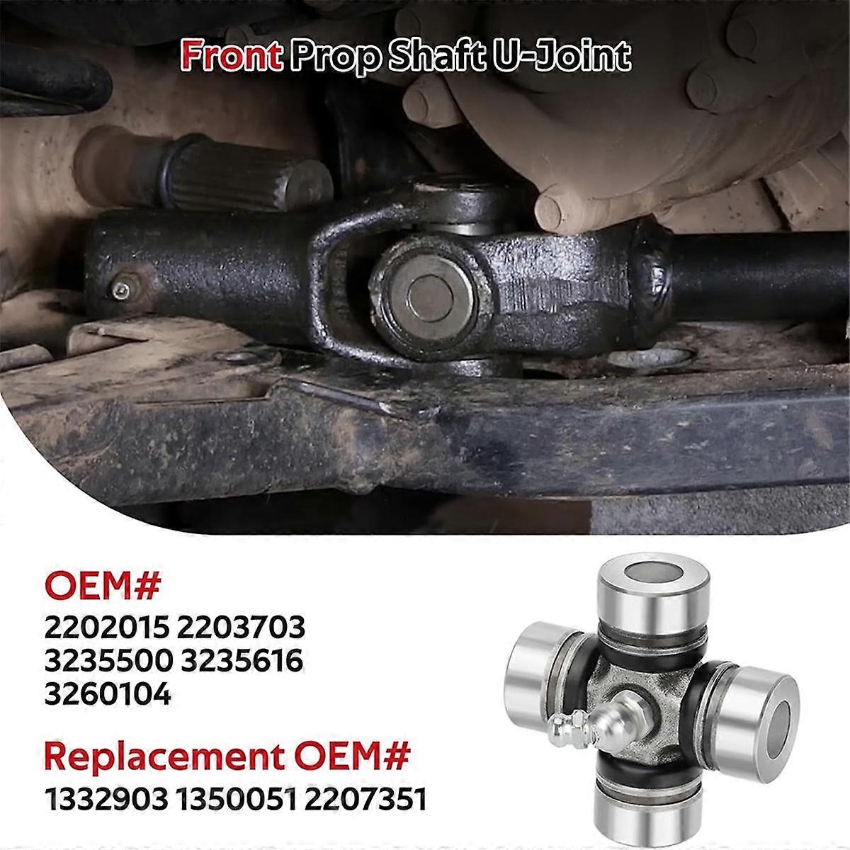 Front Prop Shaft U-Joint 2SET for RZR Sportsman General 1000 900 800 ...