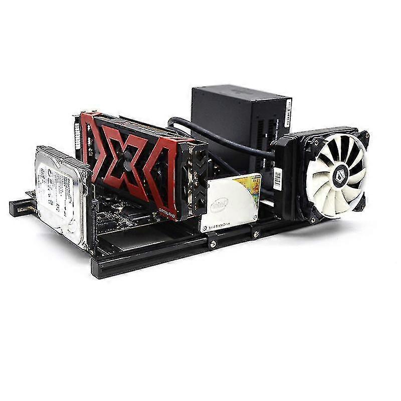 Mini Open Aluminum Alloy Frame For Atx Motherboard Pc Computer Case Diy ...