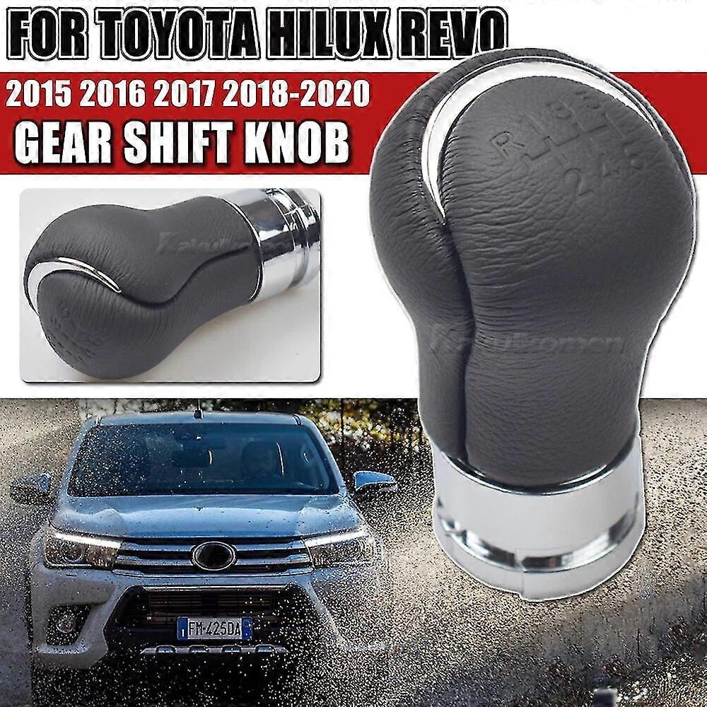 6 Speed Shifter Gear Stick Shift Knob Fit For Toyota Hilux Revo 2015 ...