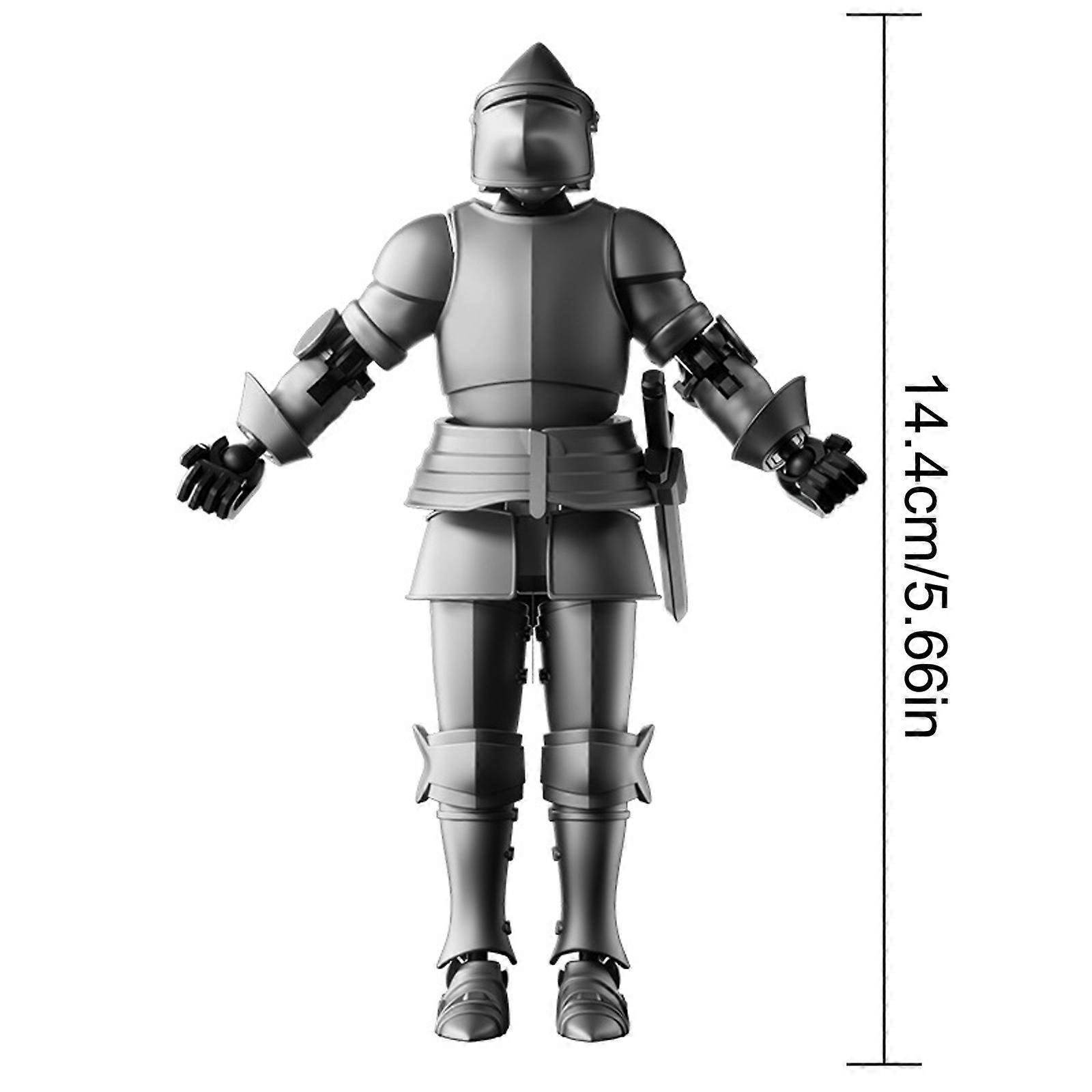Dummy 13 Robot Action Figure in Armor, T13 Fifth Generation Medieval ...