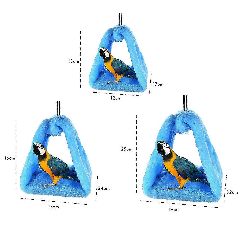 Comfortable Birds Hanging Cotton Nest Triangular Shape Breathable Nests ...