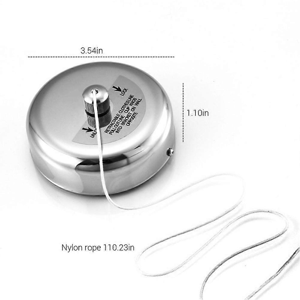 Retractable Clothesline Stainless Steel Heavy Duty, Adjustable Rope For ...