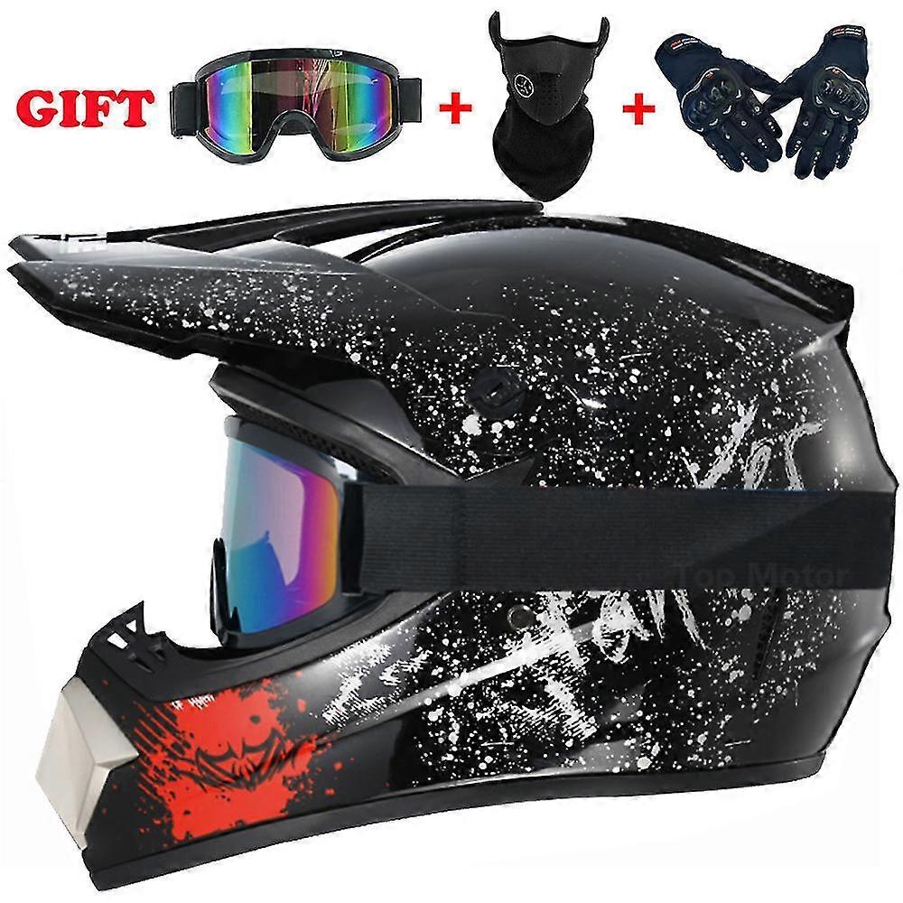 Motorcycle Youth Kids Child Helmet Full Face Motocross Casco Moto Off ...