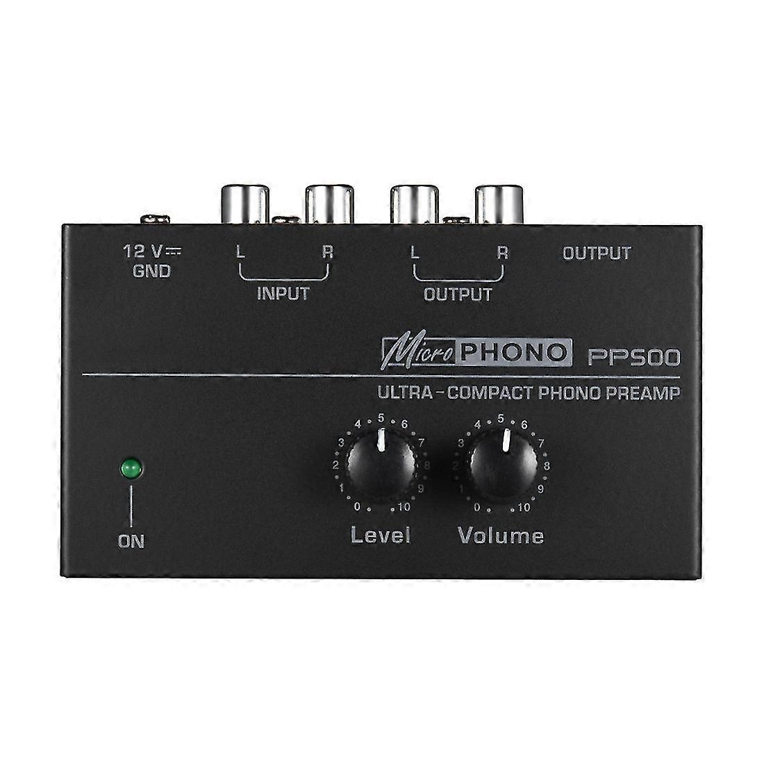 Ultra-compact Phono Preamp Pp500 With Treble Balance Volume Adjustment ...