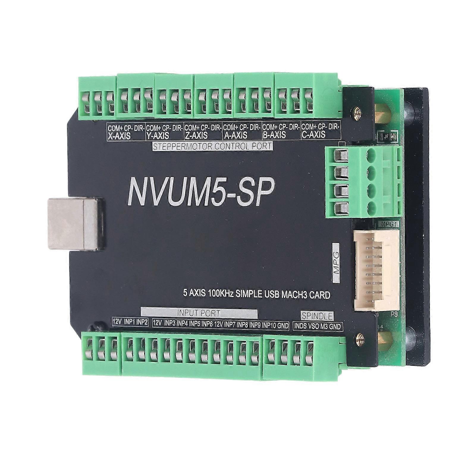 5 Axes CNC Motion Control Board USB Engraving Machine Controller Panel ...